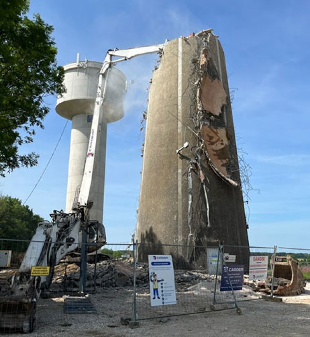 La construction du Château d'eau de Vaudrey | CCVA